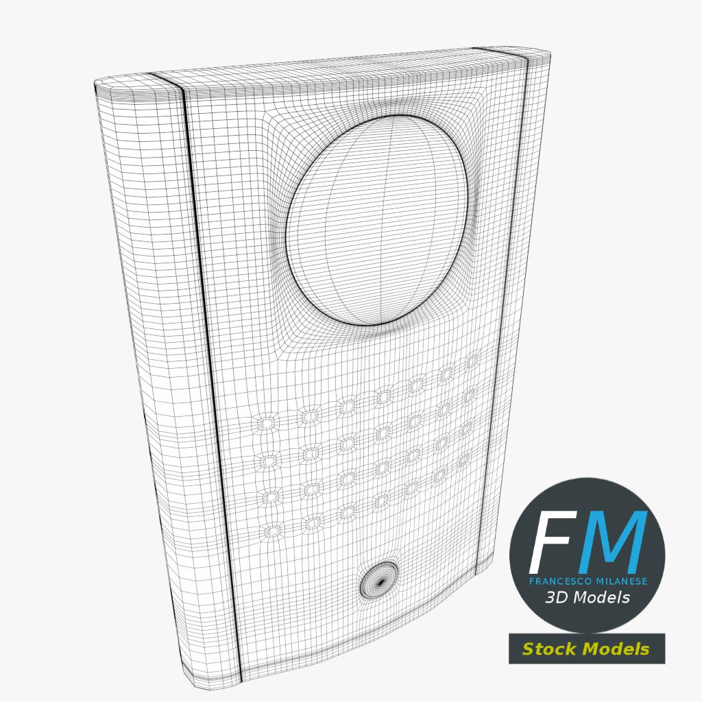 3D MODEL - Doorbell with a camera