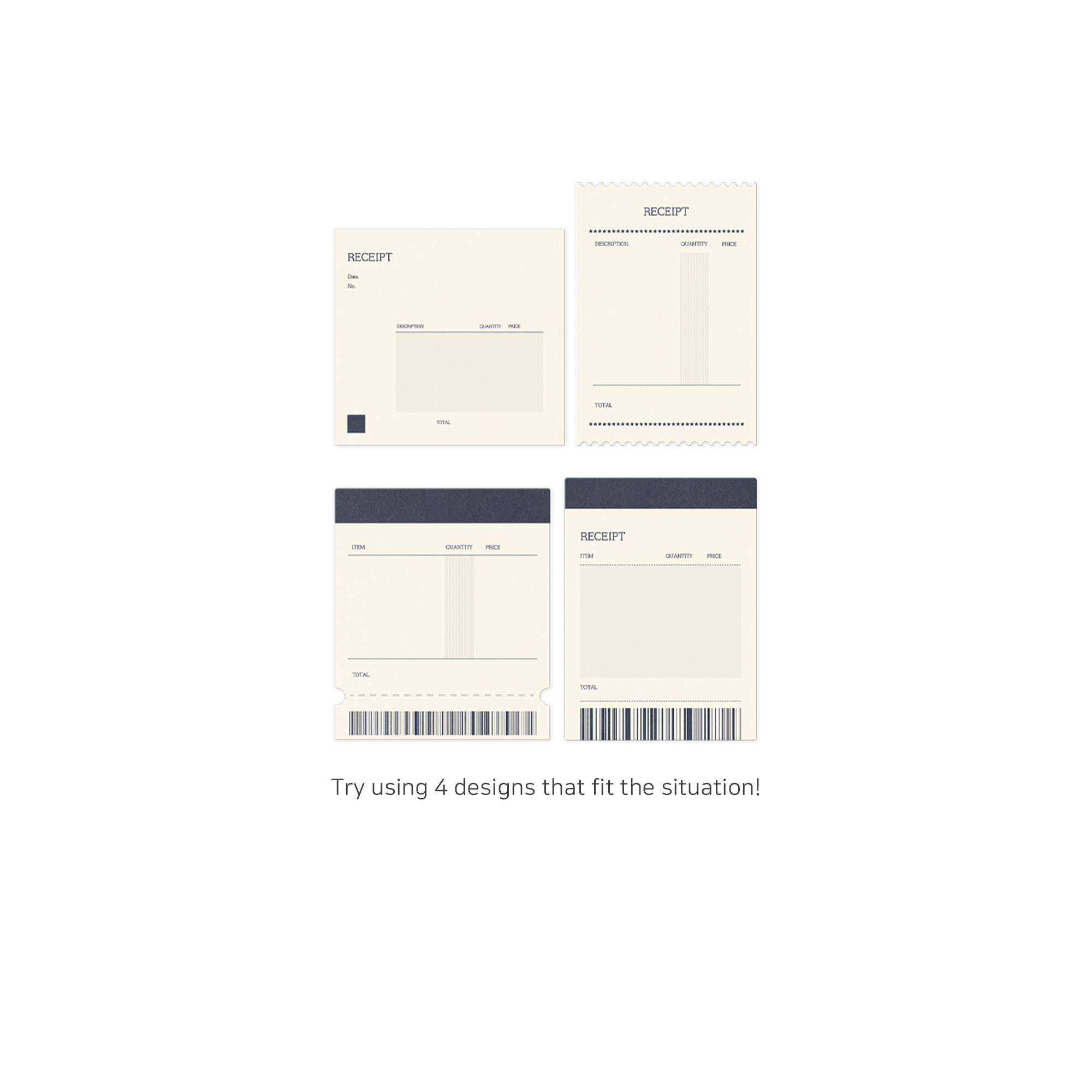 RECEIPT Stikcers (Digital Stickers for i Pad and Goodnotes app)