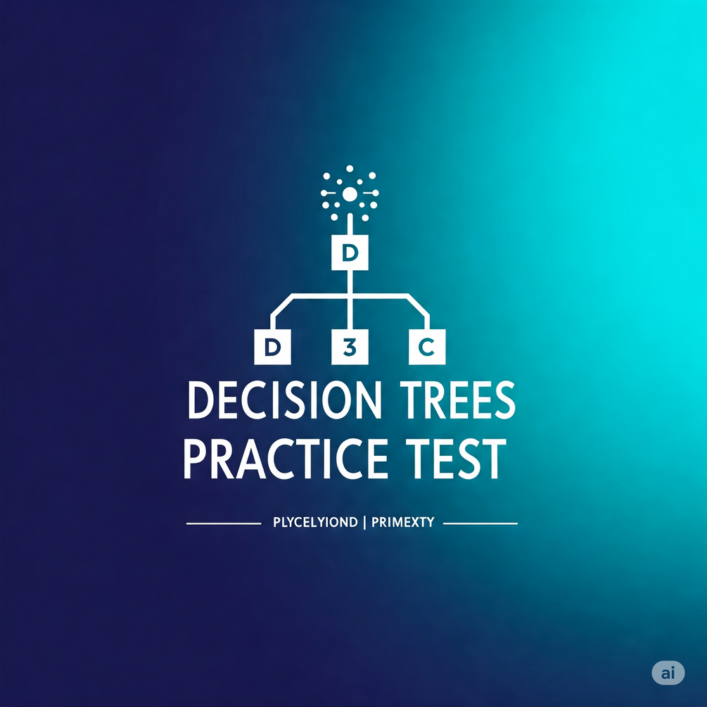 Decision trees practice test (100 mcq)
