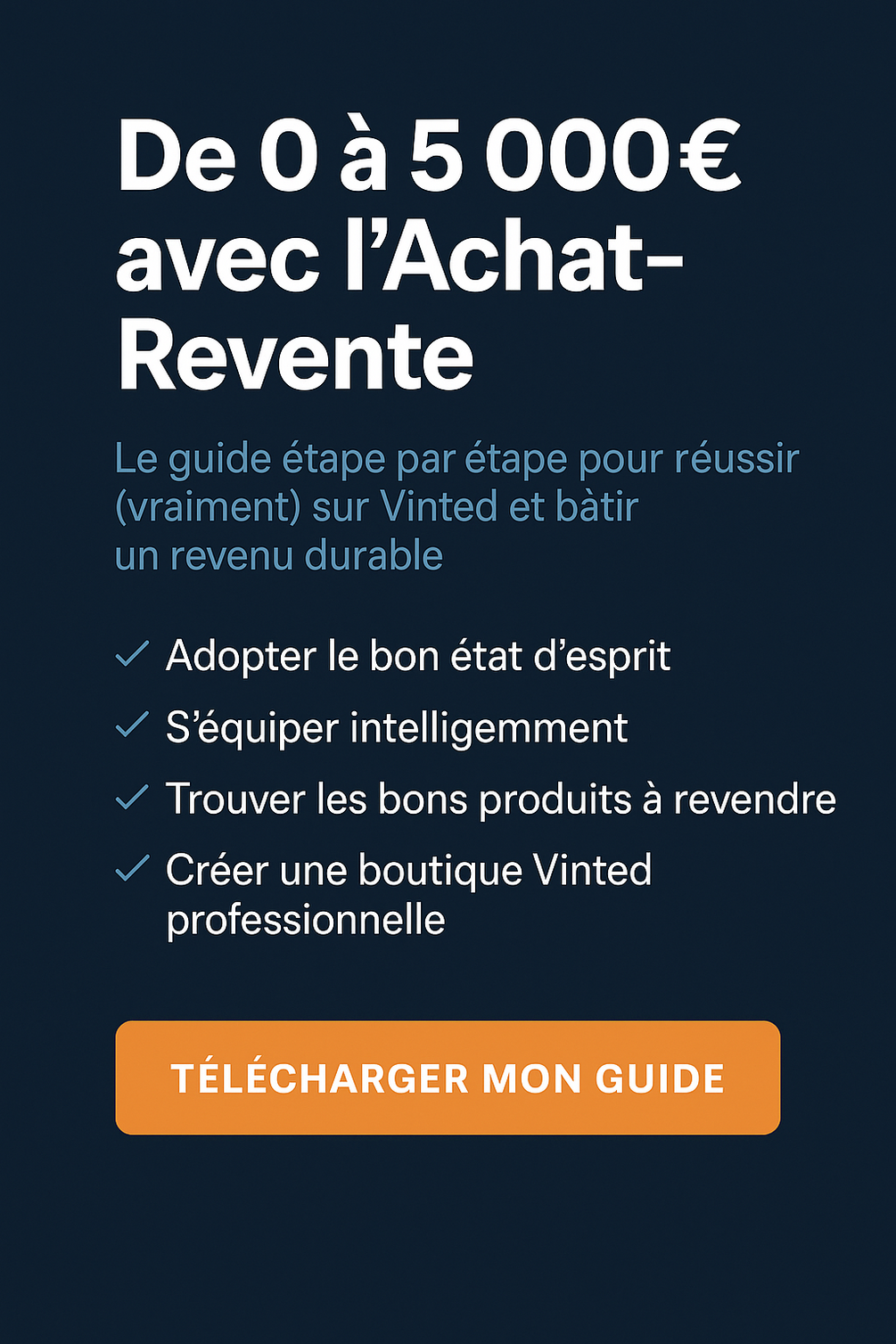 De 0 à 5 000€ avec l’Achat-Revente