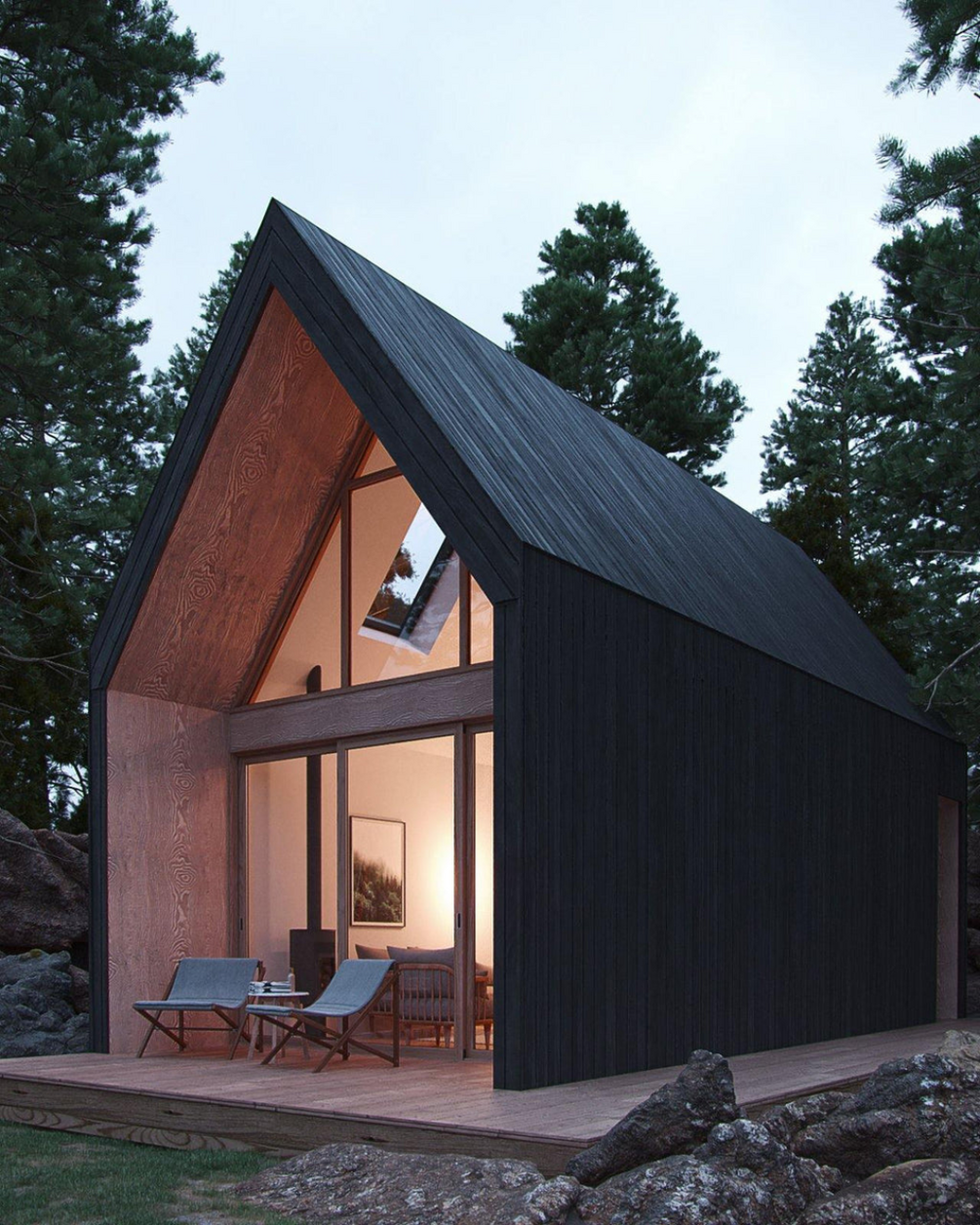Modern Alpine Cabin
