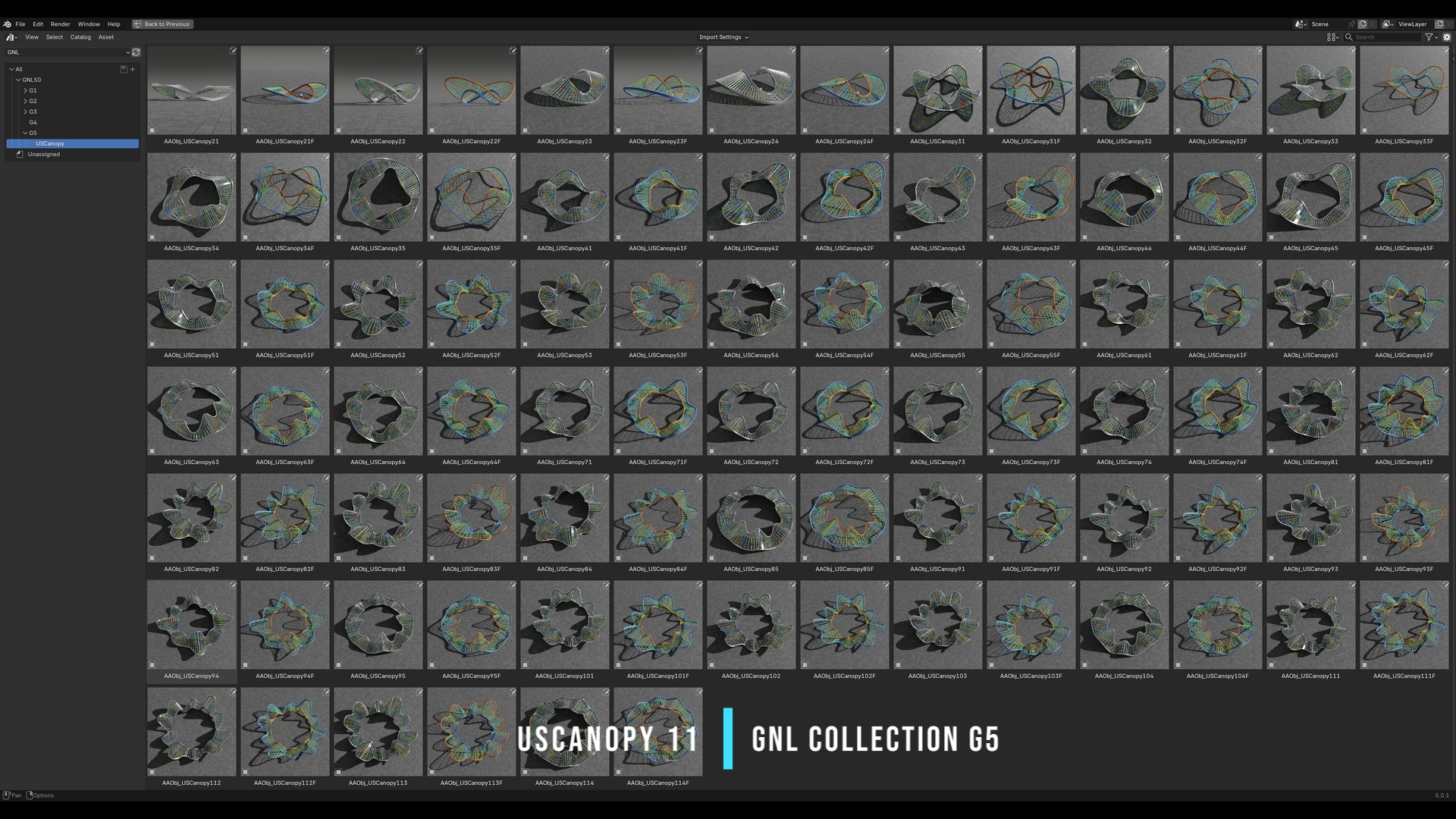 Geo Nodes Library (1000+ Geometry Nodegroup Assets)
