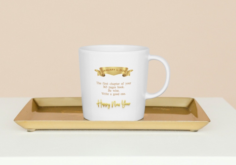 Happy New Year 2024 Mug Quote - sublimation mug designs - happy new ...