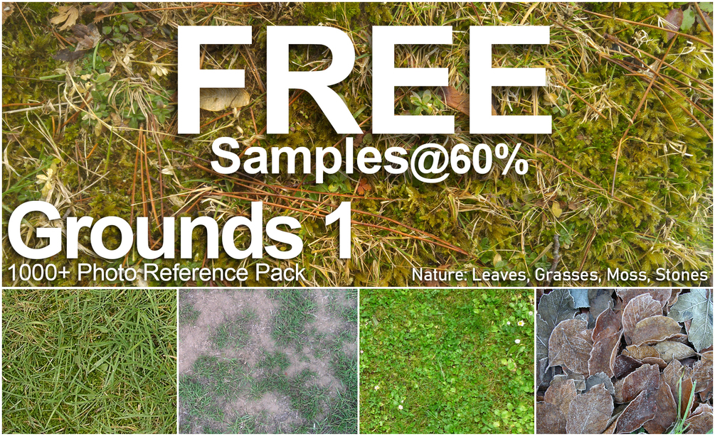 Ground Texture Reference 1 - Nature (Free Sample)