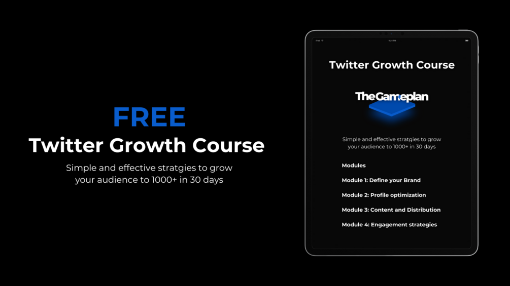 Twitter Growth Course