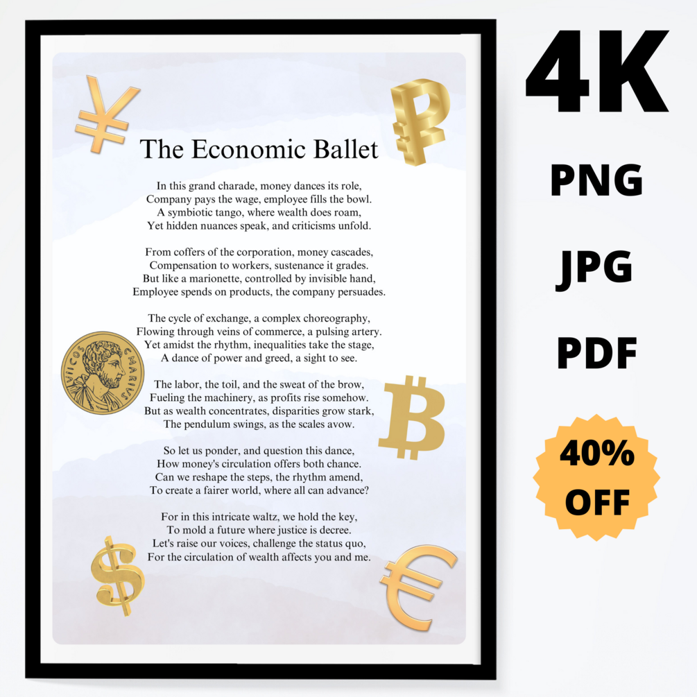 Wall Art Poem: The Economic Ballet