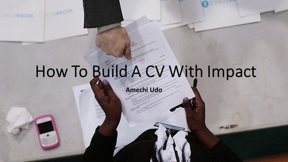 How To Build A CV With Impact