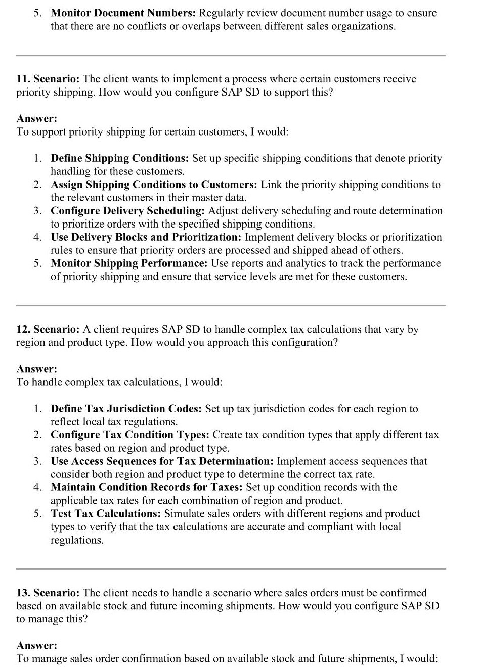 8 PDFs containing ALL Types of Most Asked Interview Q&A (Scenario-Based ...