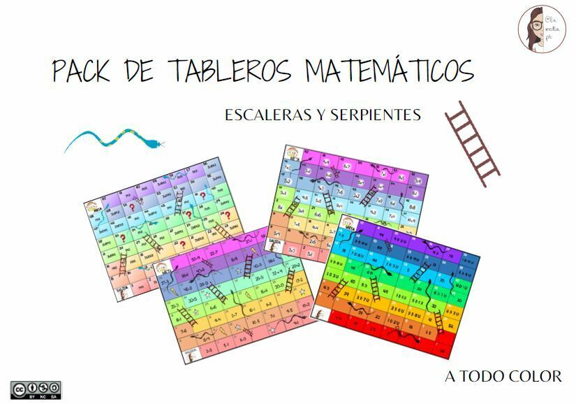 PACK DE TABLEROS MATEMATICOS