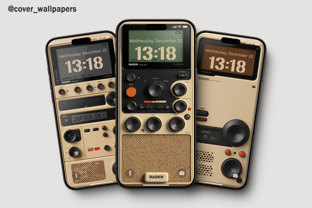 Retro Battlefield Walkie Talkie Wallpapers.
