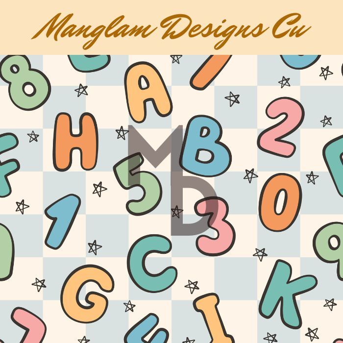 Back to School Seamless repeat Pattern , Preschool Seamless Design ...