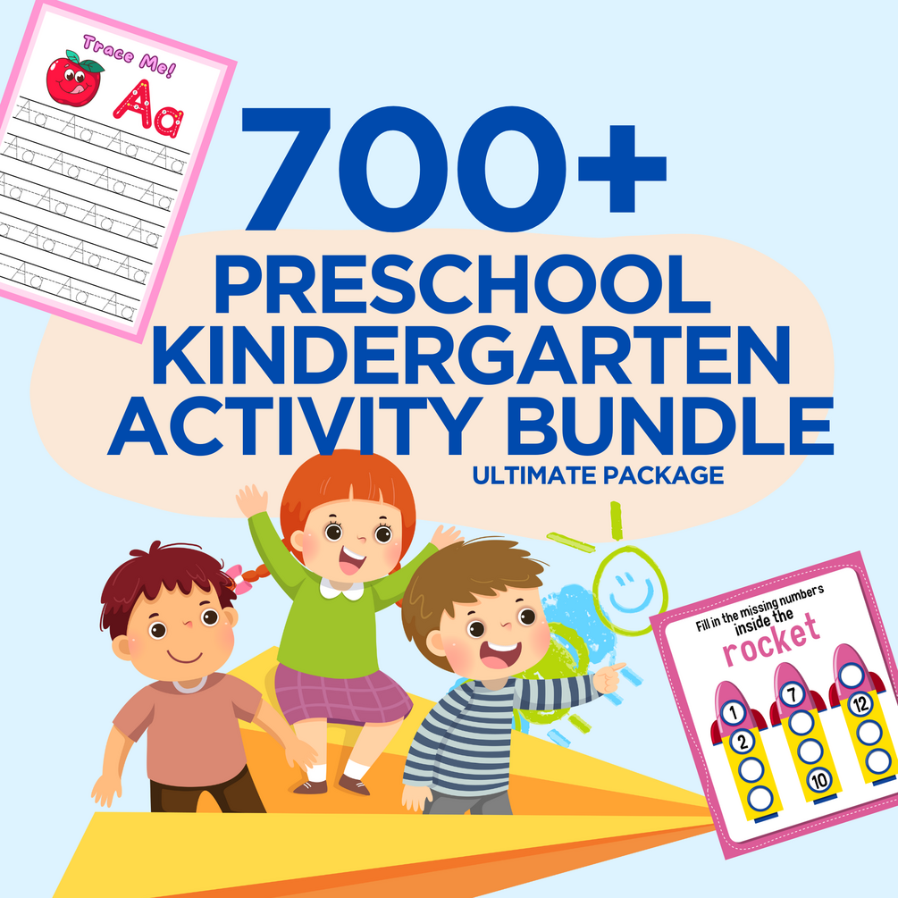 700+ Ultimate Preschool and Kindergarten Activities Bundle Flashcards ...