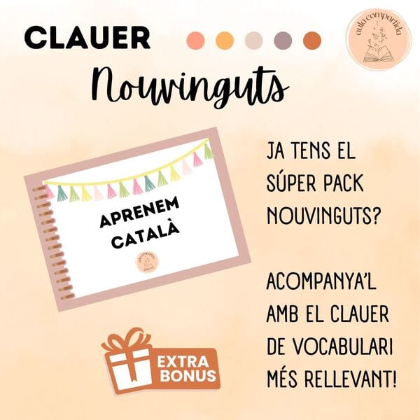 BUNDLE NOUVINGUTS - APRENEM CATALÀ