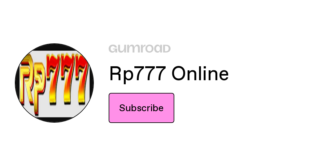 Rp777 Online