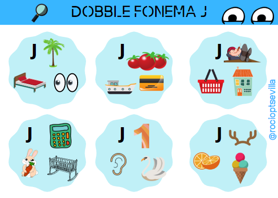 Dobble fonema J