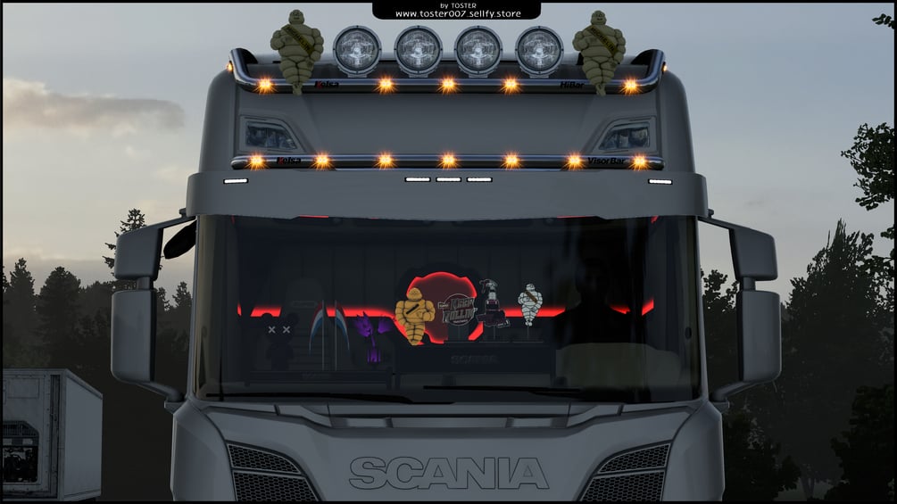3D LED Logos Stand ETS 2