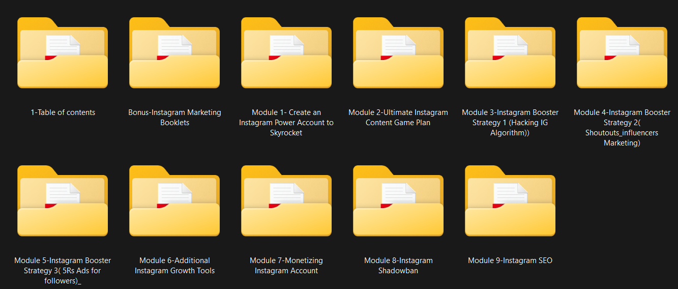 Instagram Growth Mastery (Zip File)