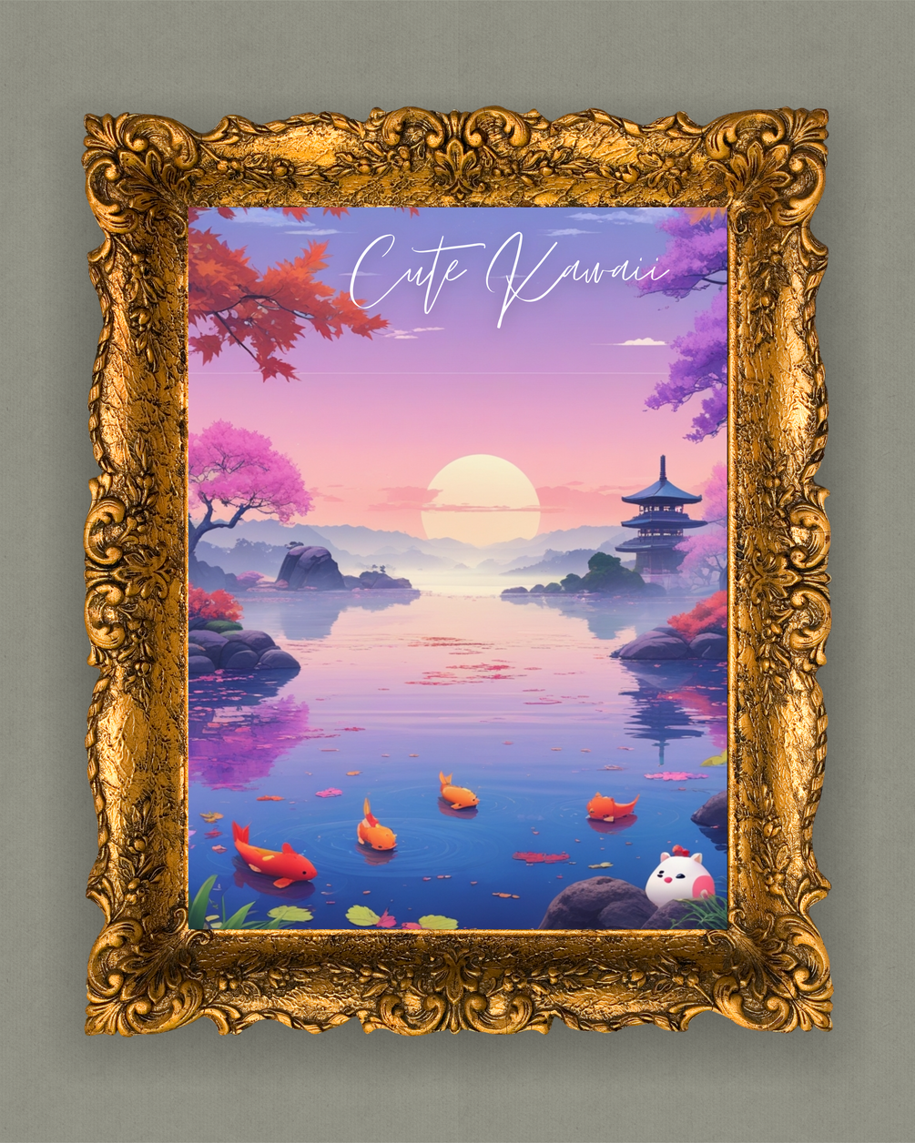 Kawaii Snack Attack – Cute Food Pattern Wallpaper