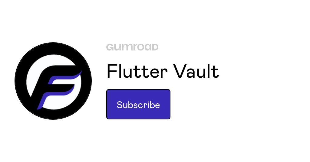 Flutter Vault