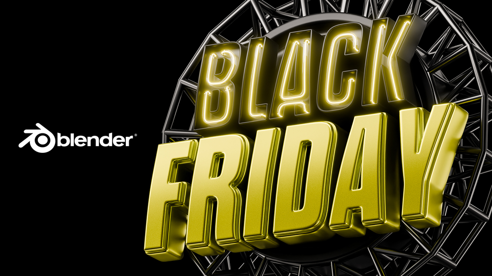 Selo 3D - Black Friday - Blender
