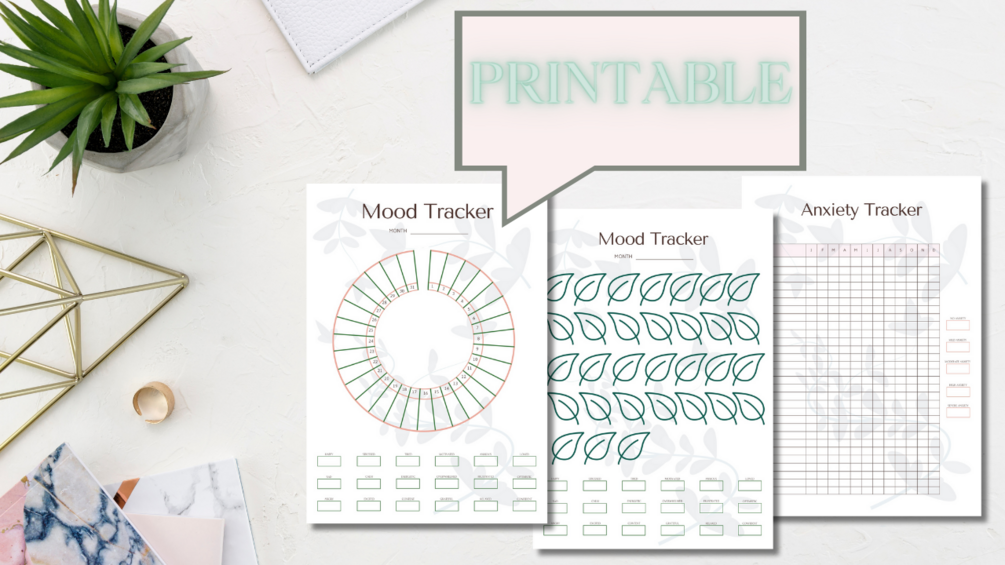 Printable Mood/Stress/Anxiety Tracker