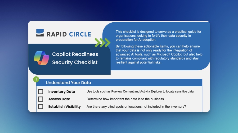 Copilot Readiness Security Checklist