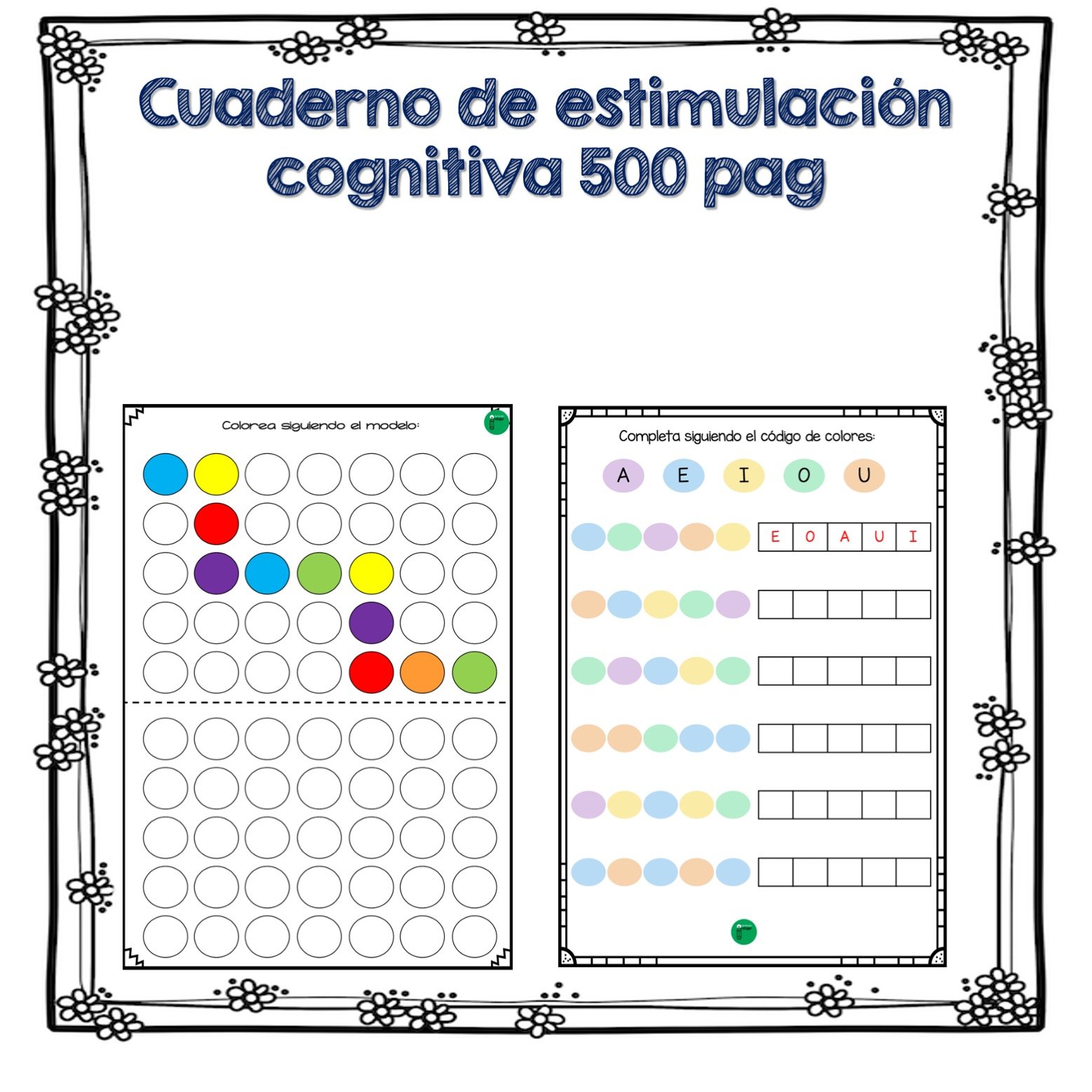 Cuaderno de estimulación cognitiva (500 pag) no infantilizado - ------------- TIENDA ORIENTACIÓN ...