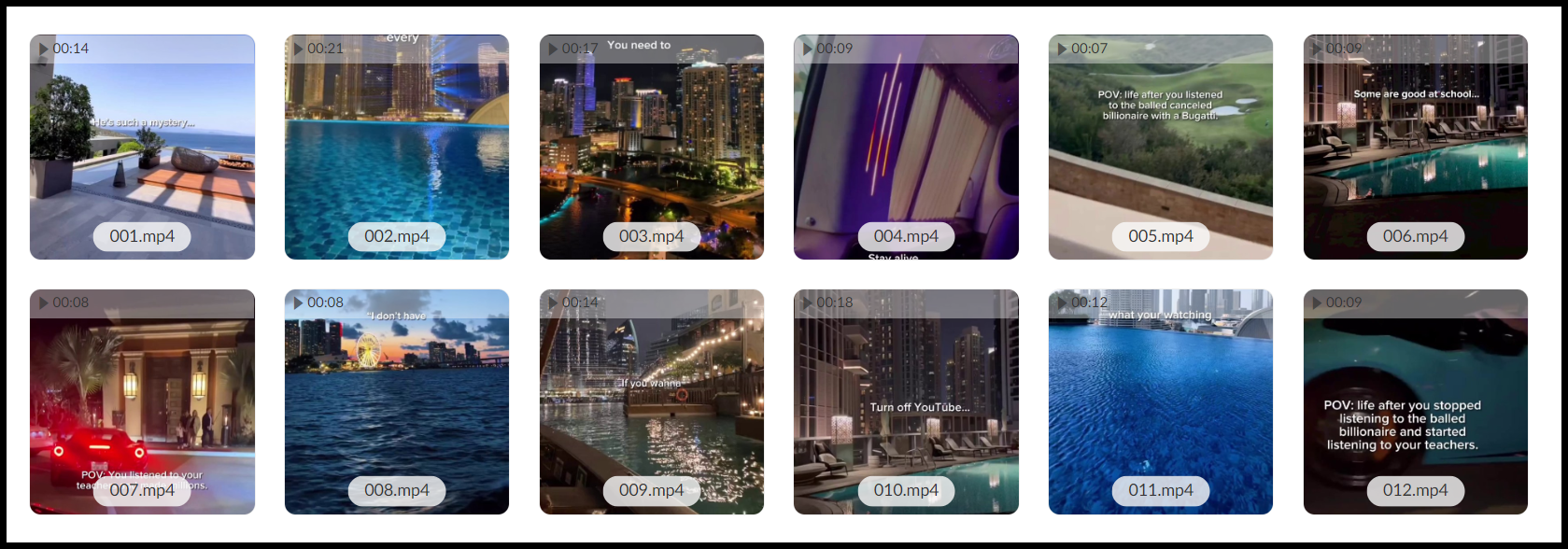 Luxury Reels bundle