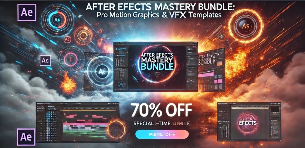 After Effects Mastery Bundle: Pro-Level Motion Graphics & VFX Templates