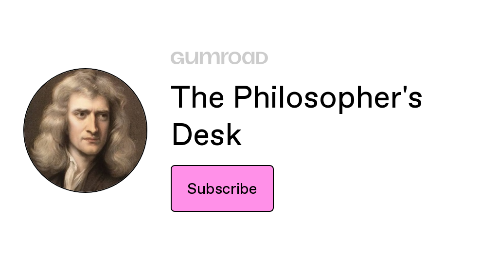 The Philosopher's Desk