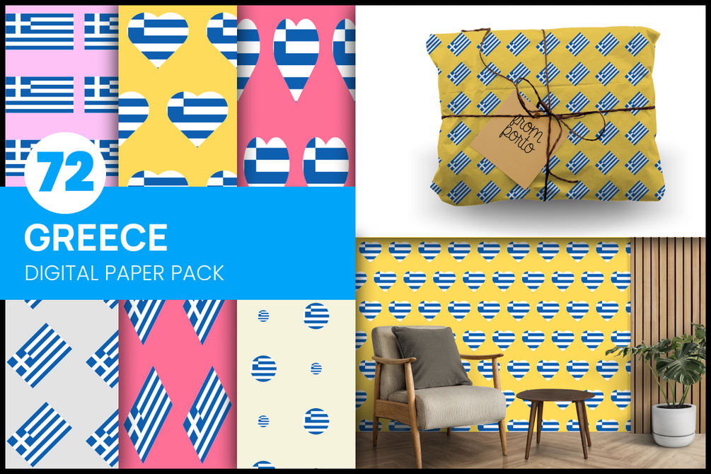 Greece Seamless Patterns