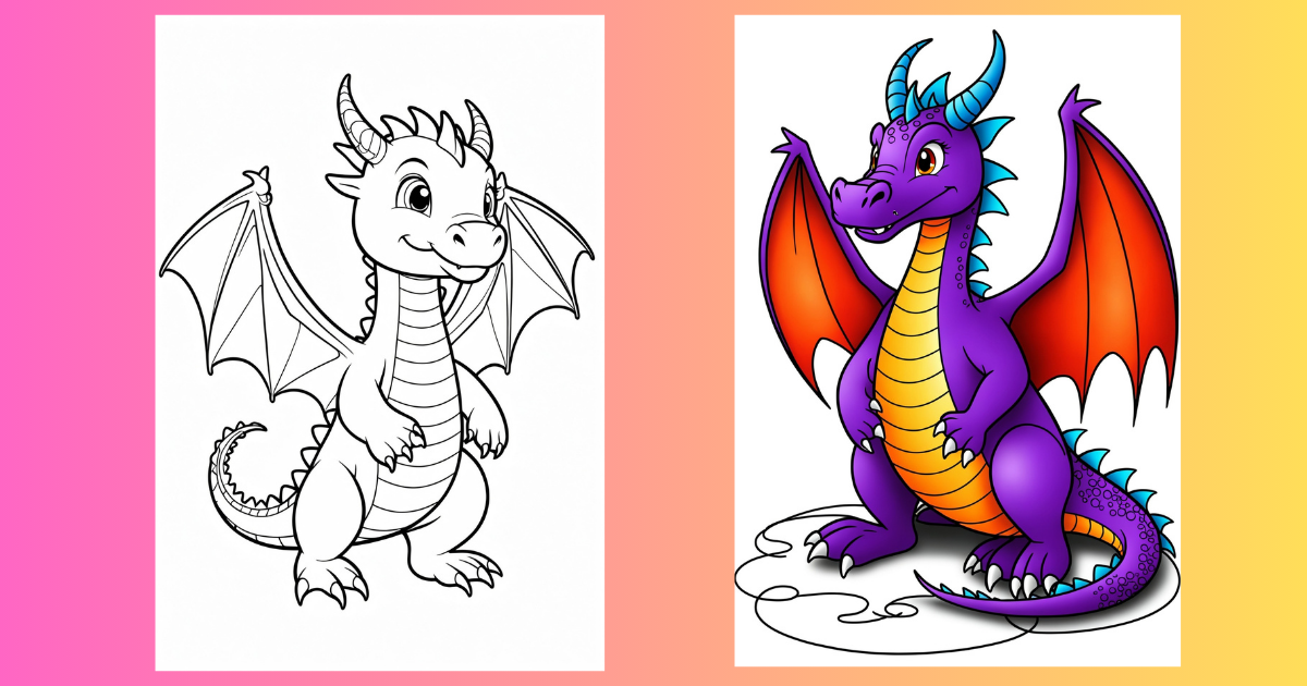 Dragon Coloring Book