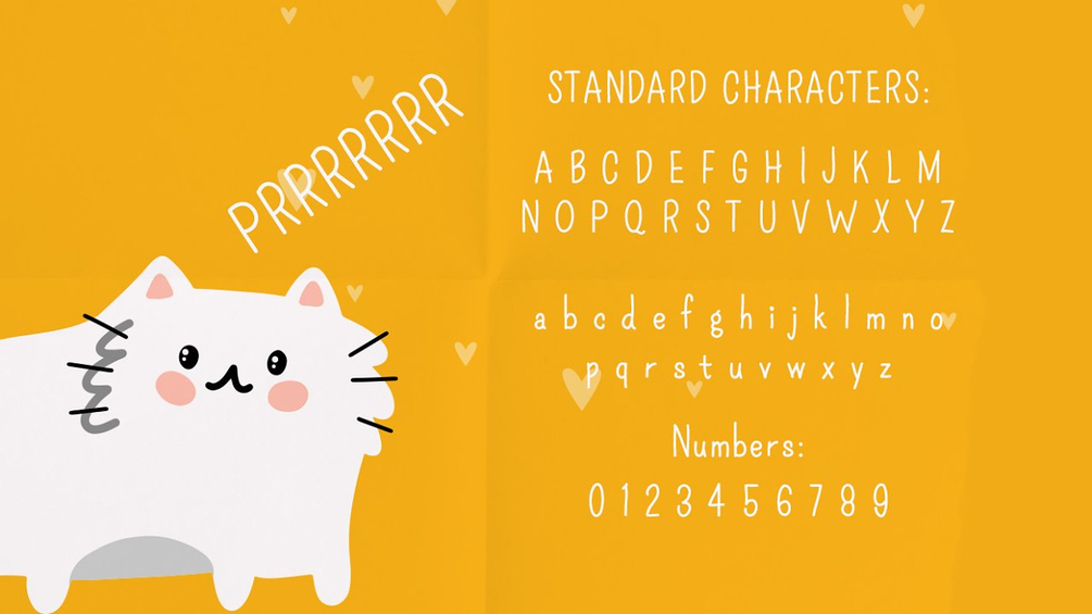 Meow: a hand-drawn serif font
