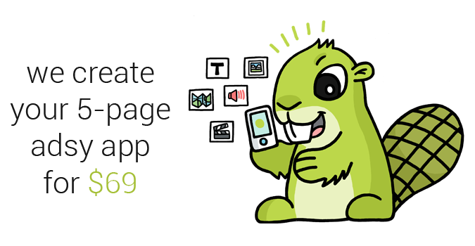 we create & feature your adsy app