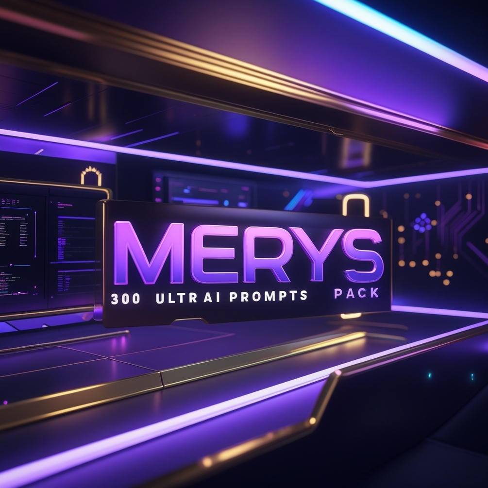 Merys AI Prompts Pack – 300 Exclusive, Impossible-to-Regenerate AI Prompts