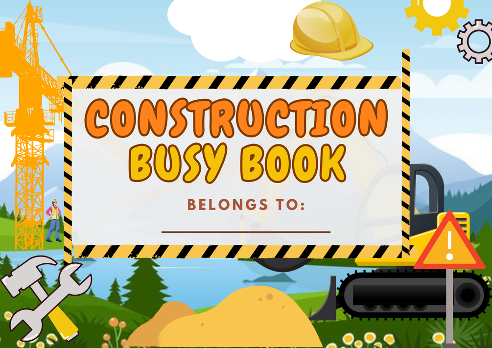 Construction Busy Book For Kids