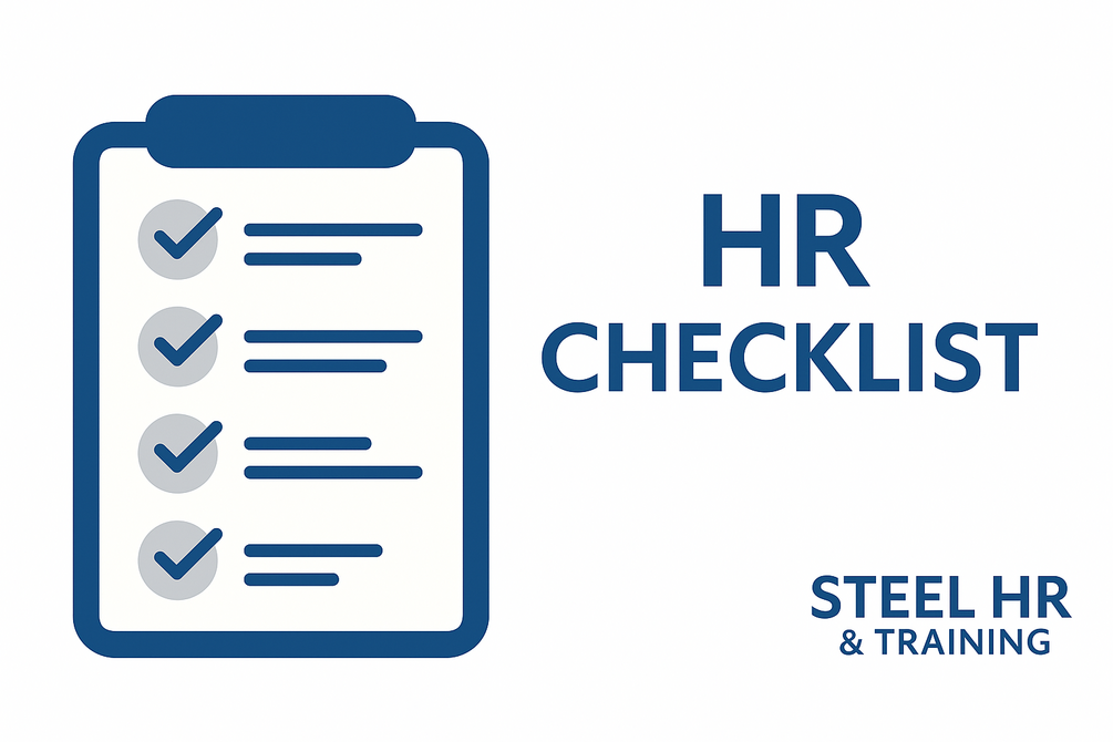 HR UK Downloadable New Starter Checklist Template