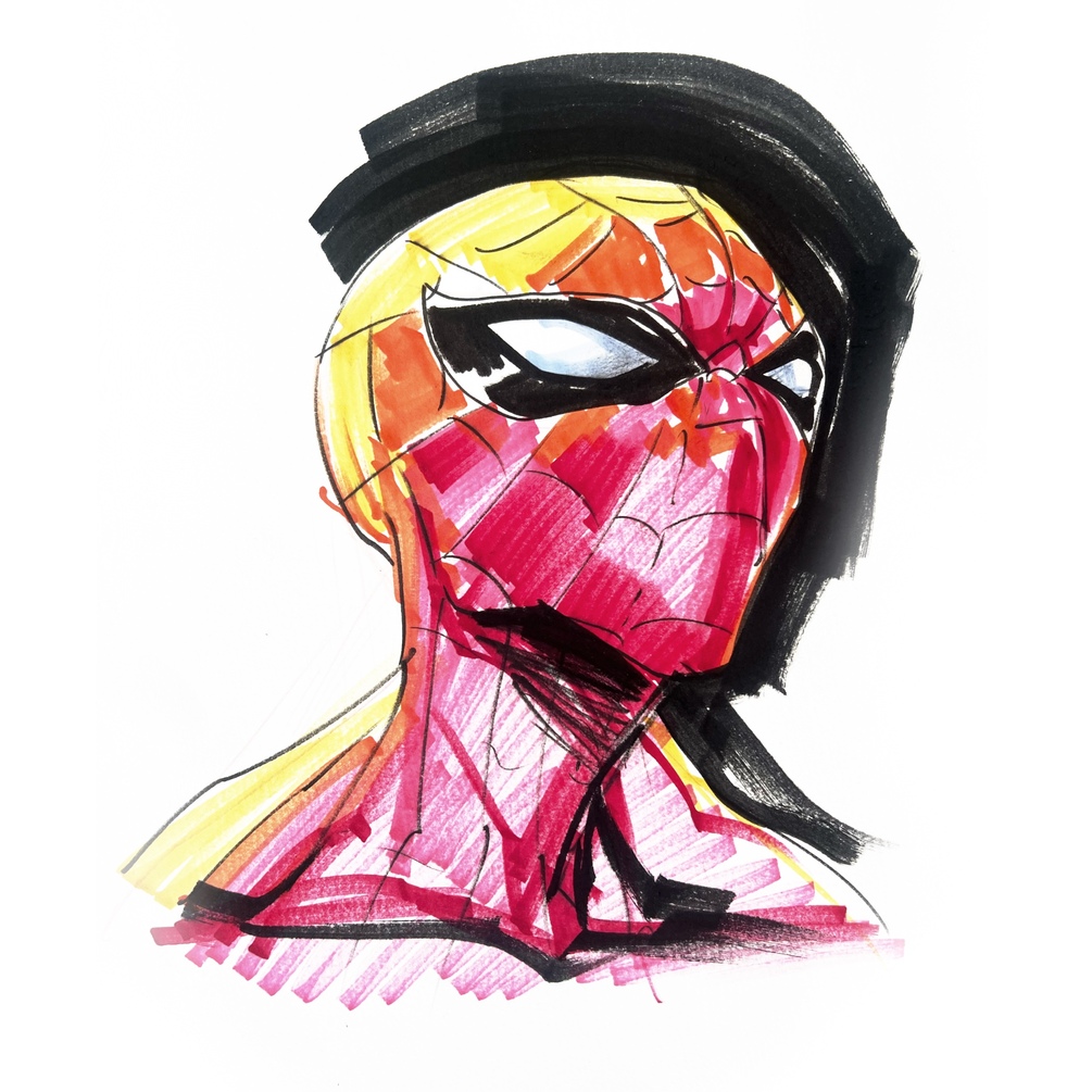 🕷️ Spider-Man Speed Art – Battle-Ready Pose