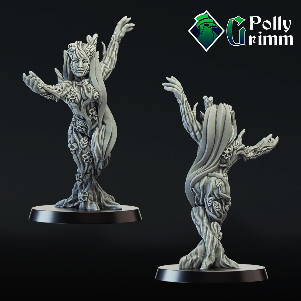 Tabletop miniature.Driad ent monster girl
