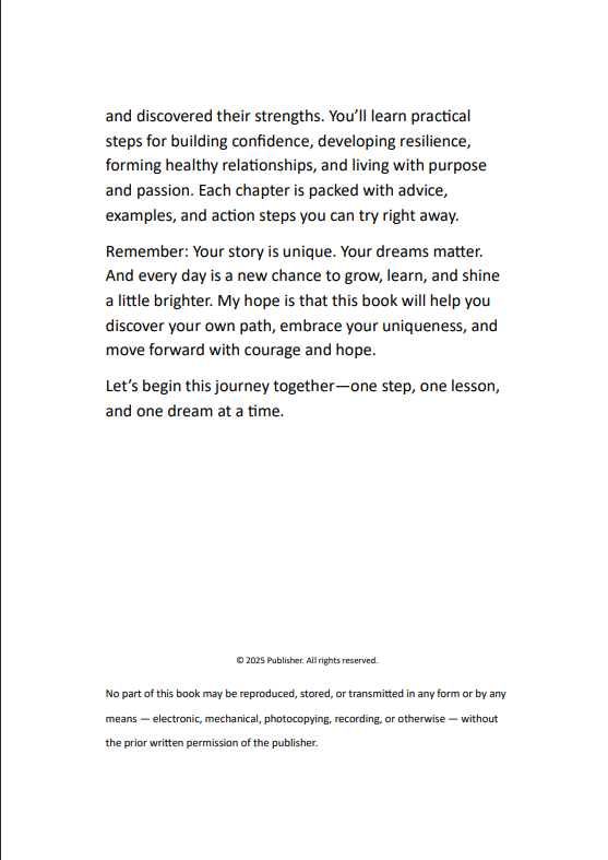 RISE & SHINE: Motivation and Life Values for Youths and Teens