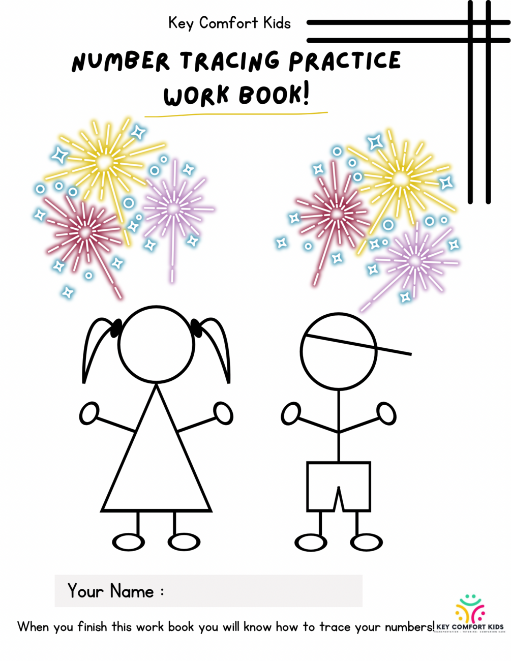 PRE-K to FIRST GRADE TRACING PRACTICE