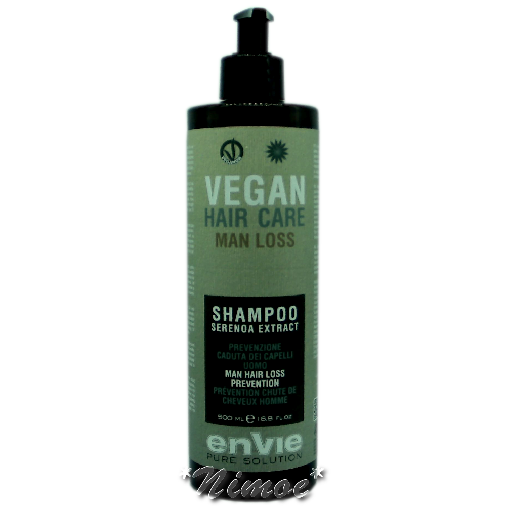 Shampoo Vegan Envie 500ml Prevenzione Caduta Capelli Uomo Man Hair Loss ...
