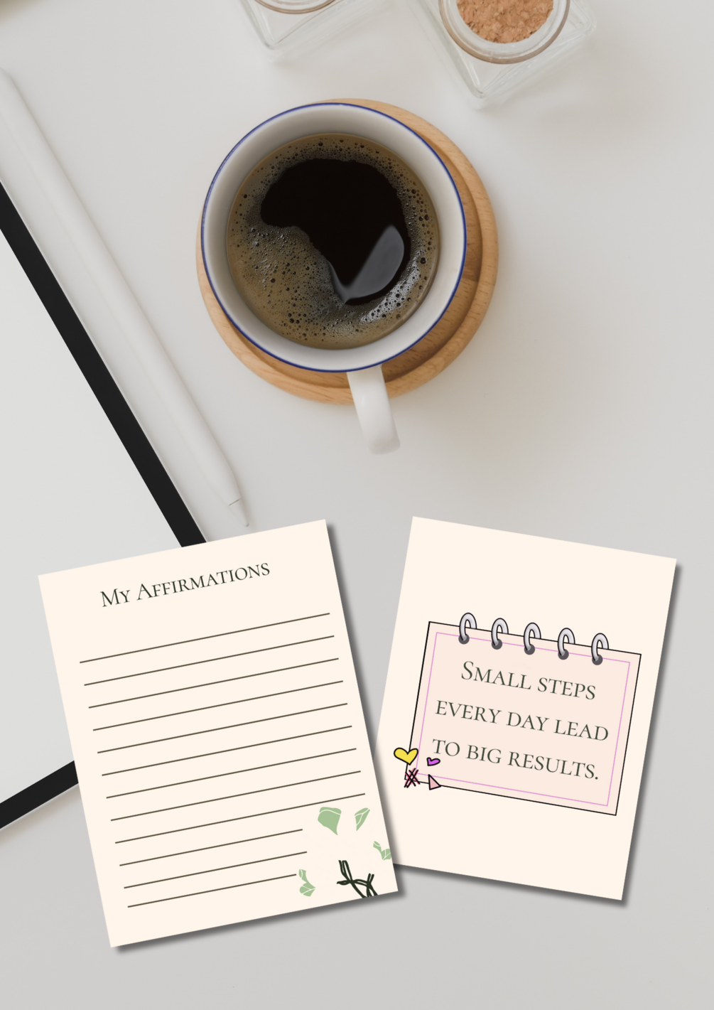 Minimalist Study Journal – Printable PDF | Daily & Weekly Planner