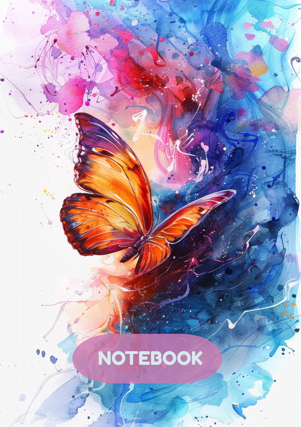 🦋Flutter Notes – A Watercolor Butterfly Journal