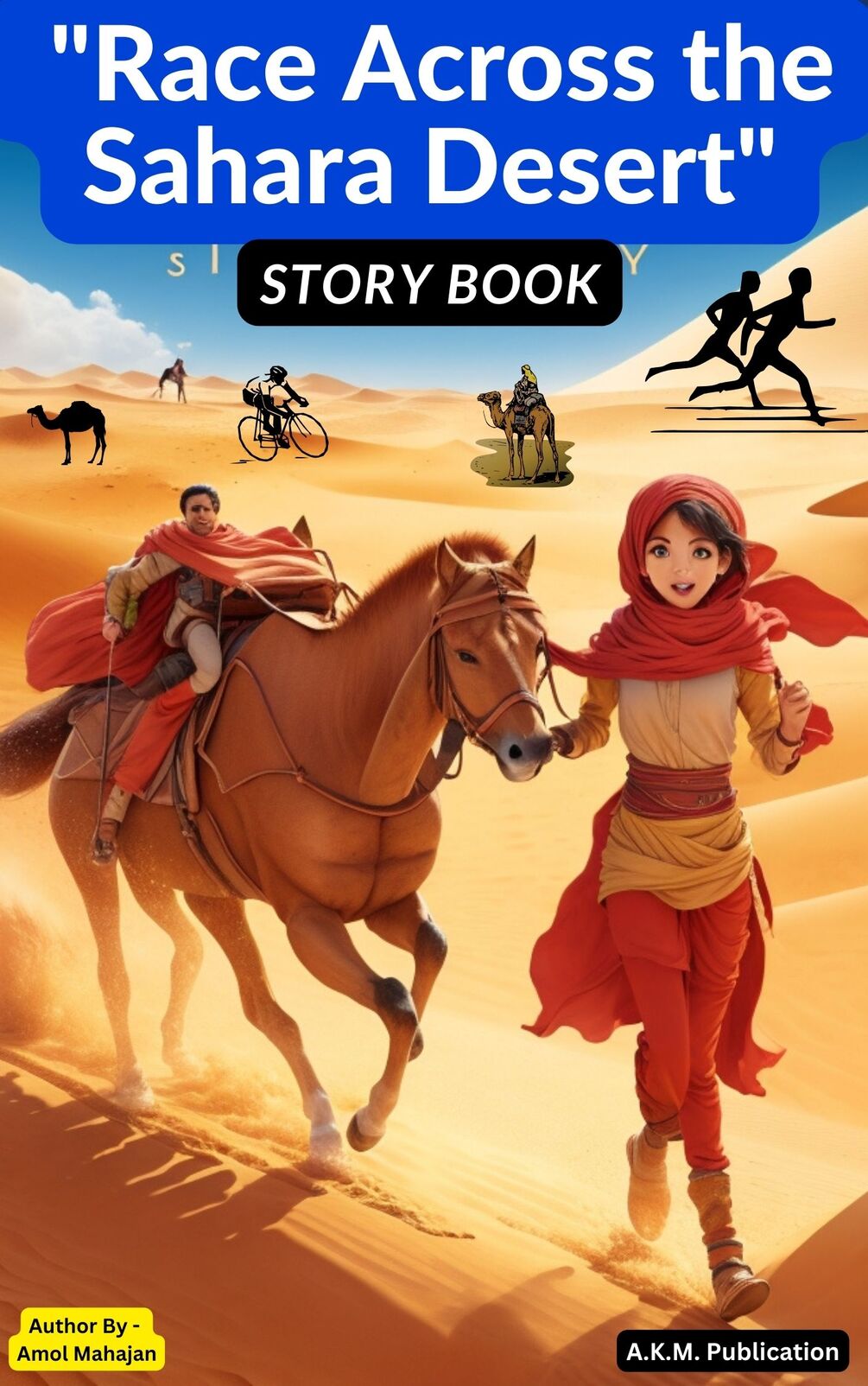 "Race Across the Sahara Desert" story book