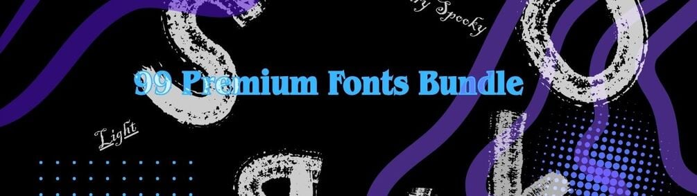 The Ultimate 99 Fonts Pack