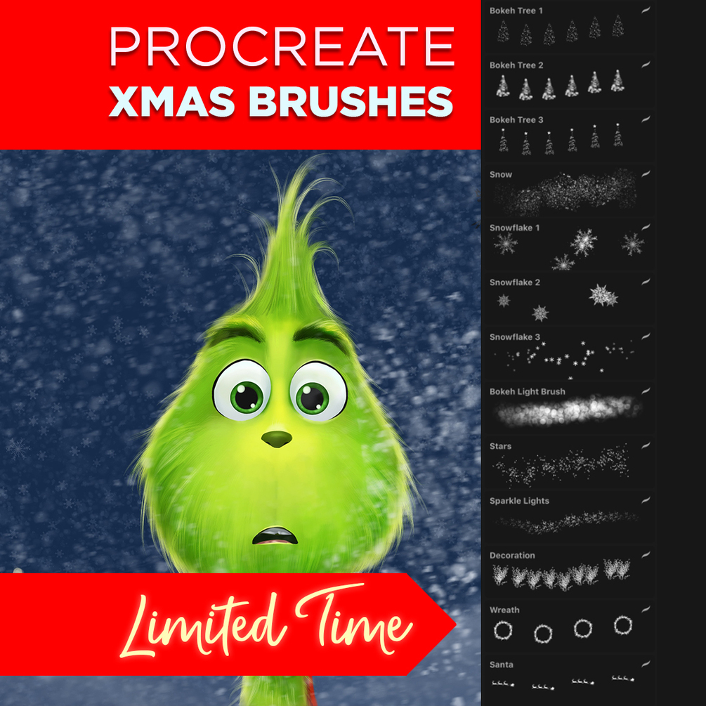 Limited Edition - PROCREATE Christmas Brushes