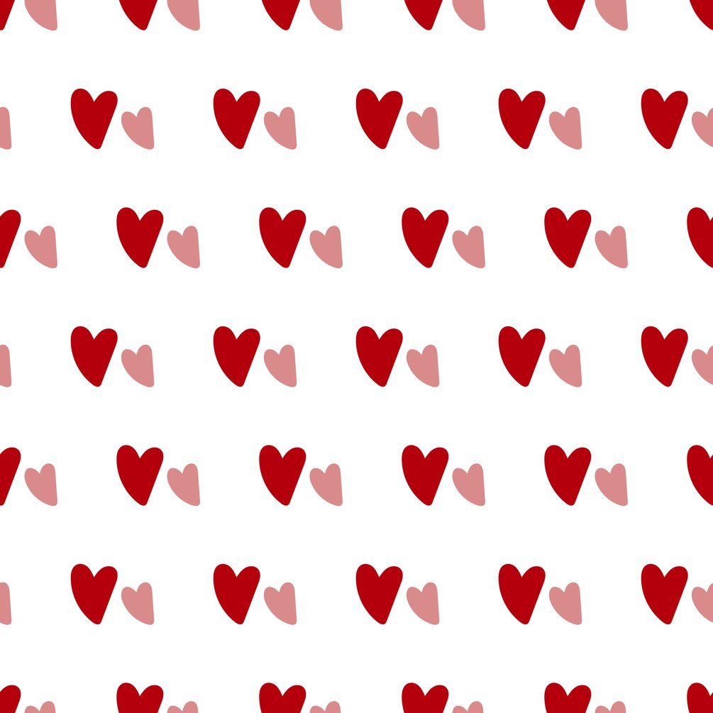 Heart Seamless Pattern Digital Papers
