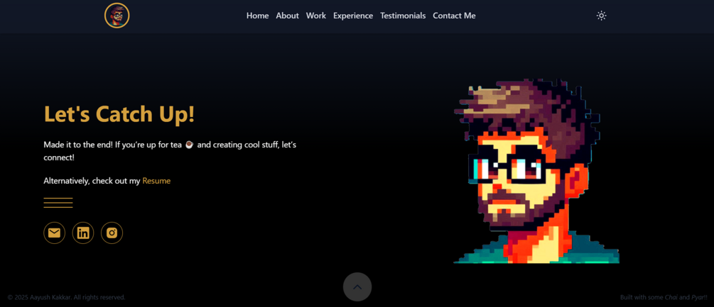 Modern Developer Portfolio – Tailwind CSS + React + Responsive
