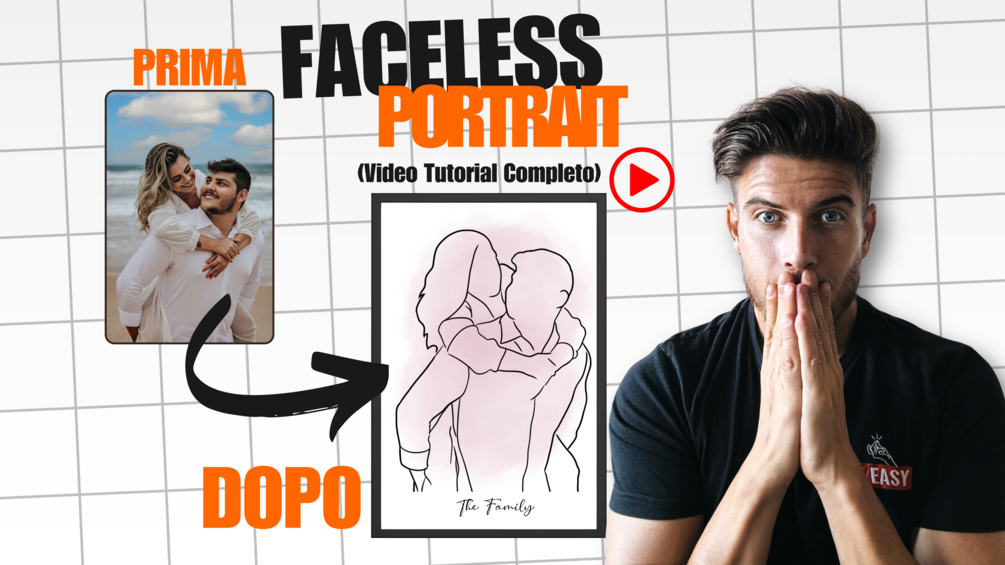 Faceless Portrait - PROMPT - (Video tutorial completo)